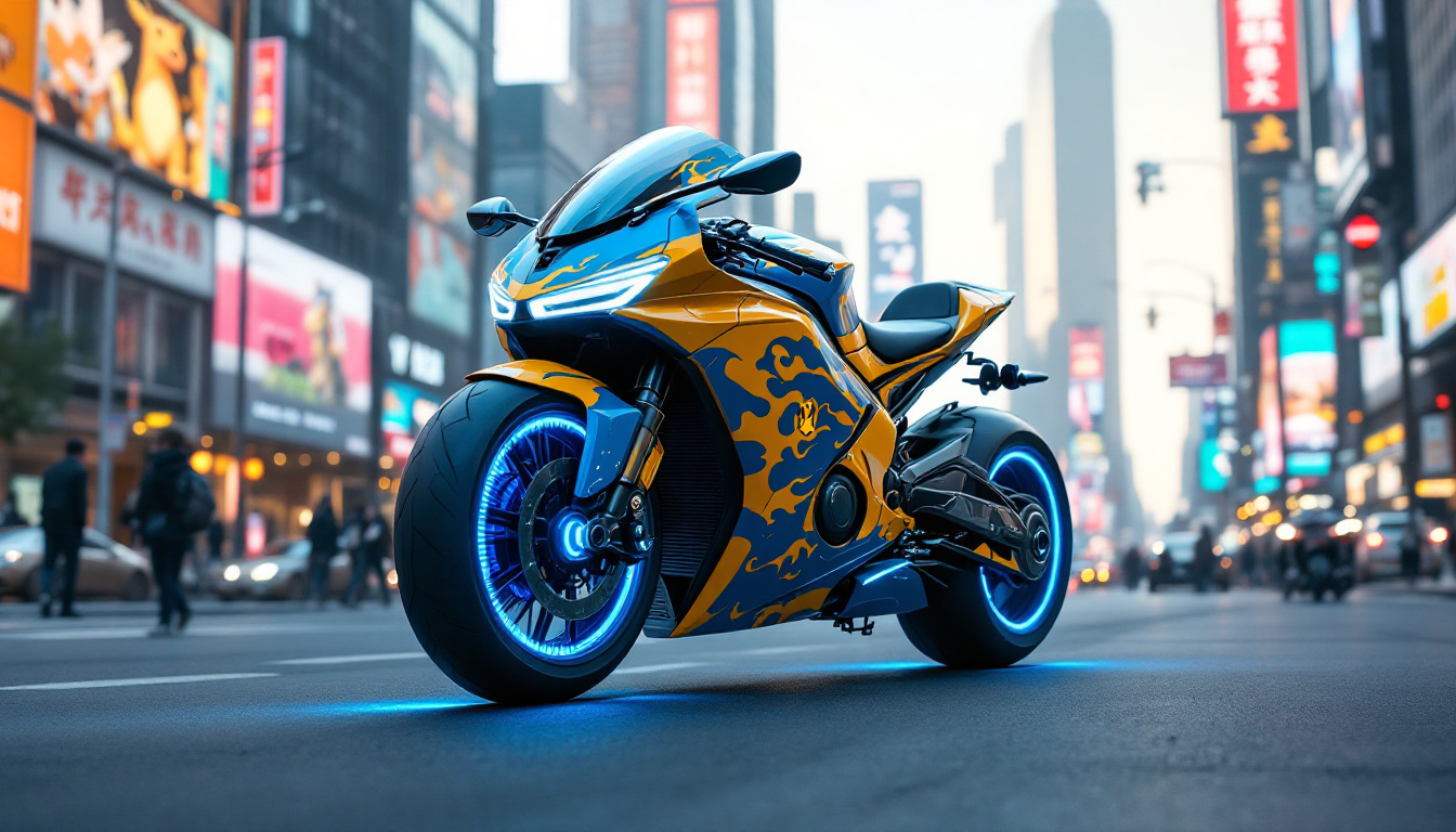 Honda dévoile une moto Pokémon révolutionnaire capable de rouler et de ...